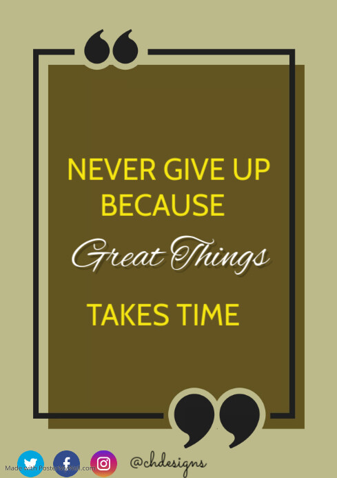 quote flyer template | PosterMyWall