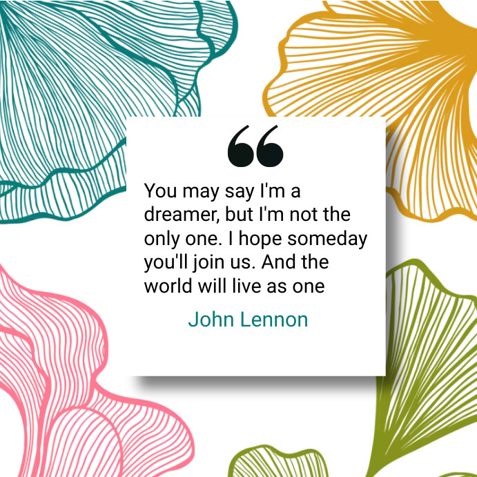 Quote Instagram Post Template | PosterMyWall