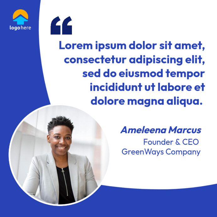 quote message flyer template | PosterMyWall