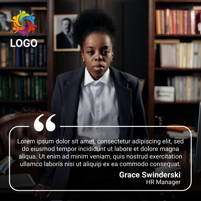 quote message flyer template | PosterMyWall