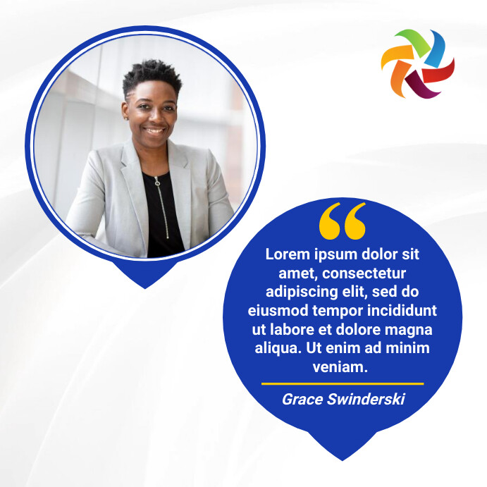 Copy of quote message flyer template | PosterMyWall