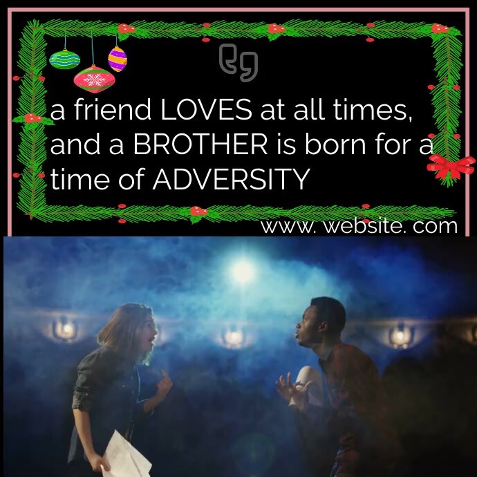 Copy of quote of a true brother | PosterMyWall