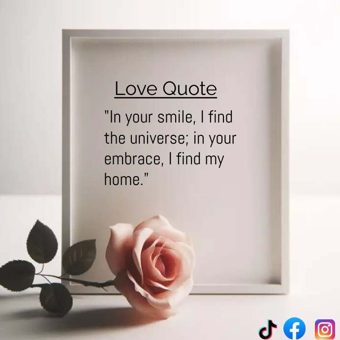 Quote of love Template | PosterMyWall