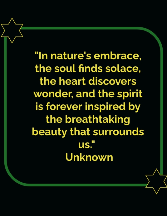 quote of nature Template | PosterMyWall