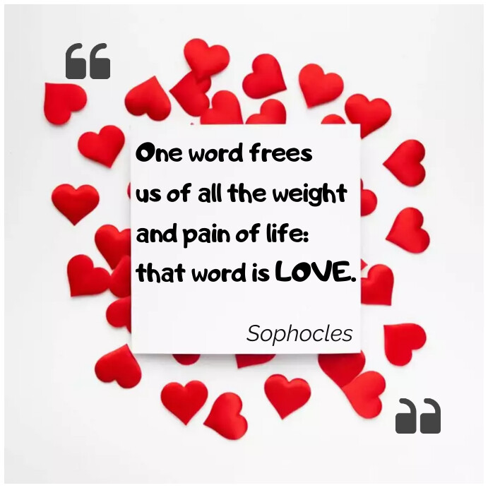 Plantilla de Quote on Love 2 | PosterMyWall