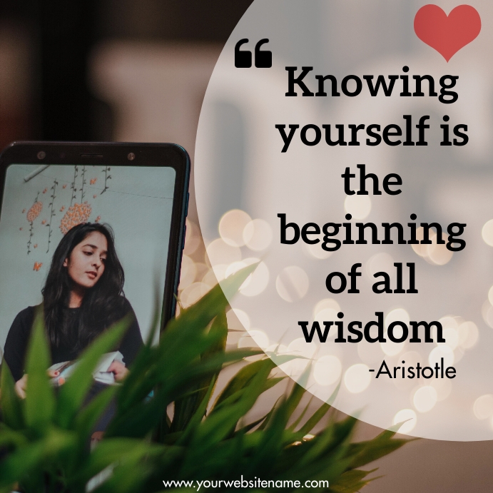 Copy of Quote on self | PosterMyWall