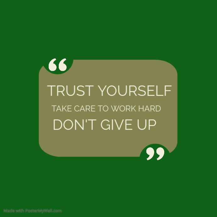 quote poster template | PosterMyWall