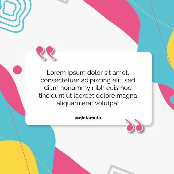 Copy of quote template | PosterMyWall