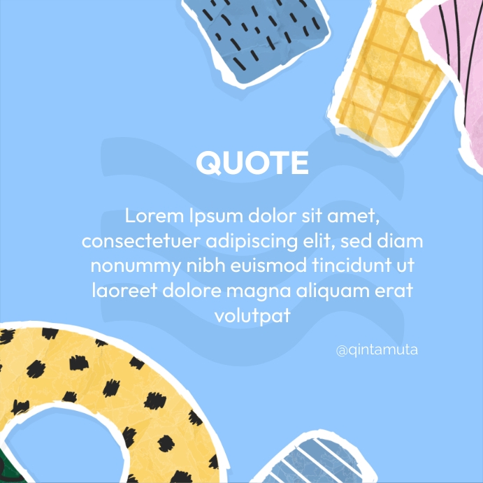 Plantilla de quote template | PosterMyWall