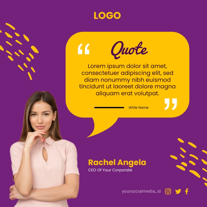 Quote Template | PosterMyWall