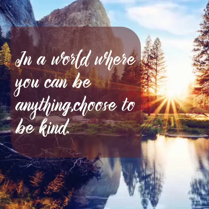 quote video poster template | PosterMyWall