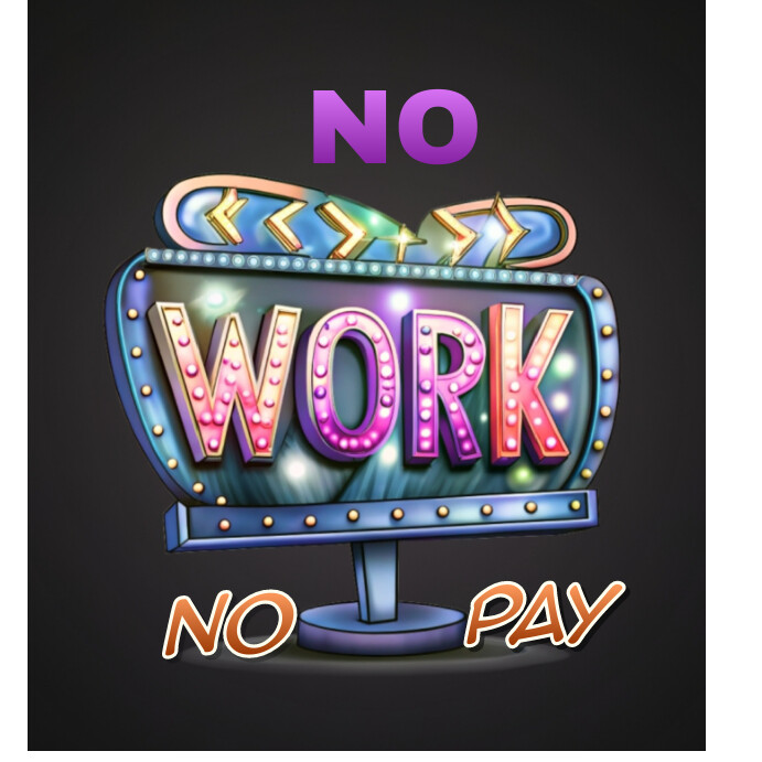 Quotes about work. No work no pay quote Template | PosterMyWall