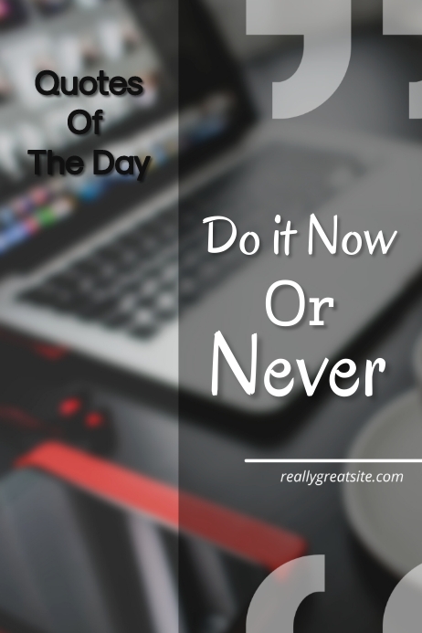 Quotes Of The Day Template | PosterMyWall