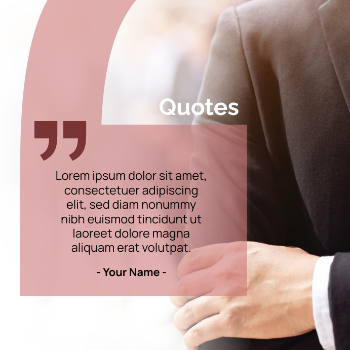 Copy of Quotes Poster Template | PosterMyWall