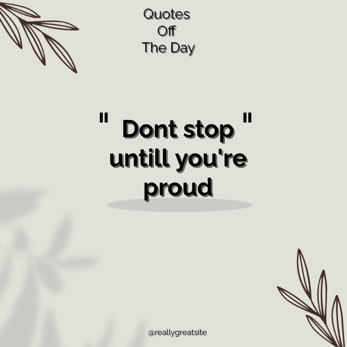 Quotes Poster Template | PosterMyWall