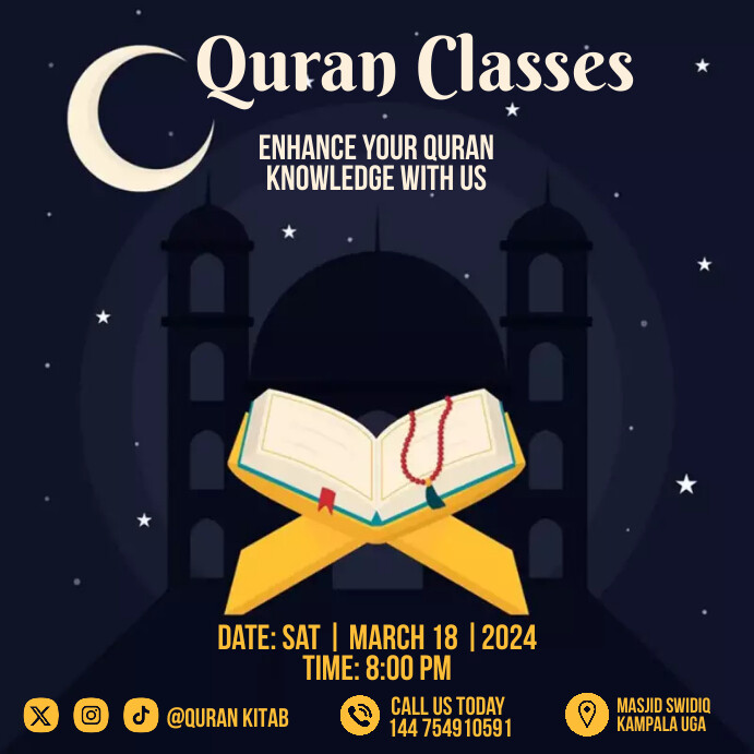 Quran Template | PosterMyWall
