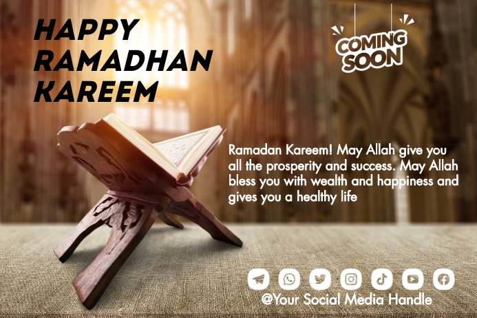 quran poster Template | PosterMyWall