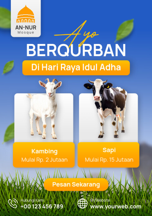 Copy of Qurban Idul Adha Poster Template | PosterMyWall