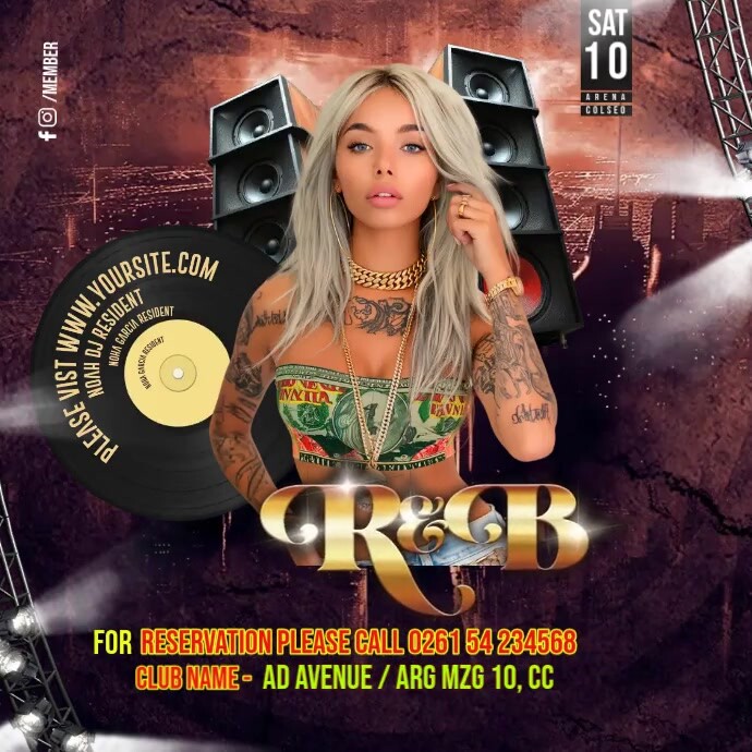 R & B Concert Template | PosterMyWall