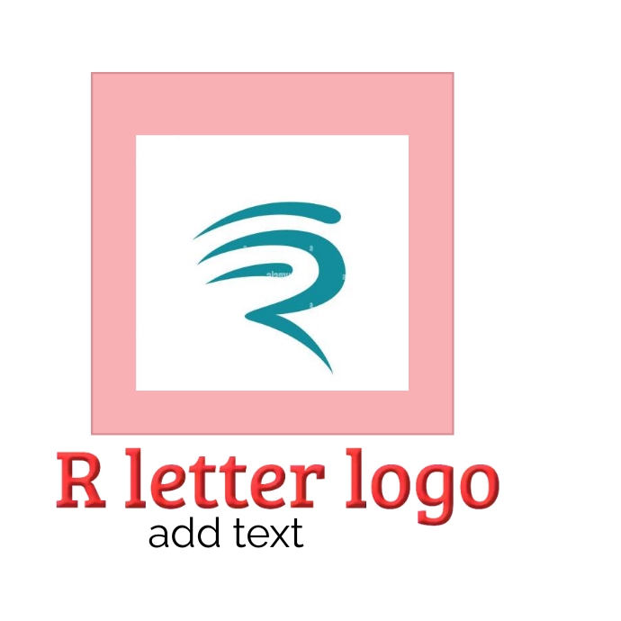 R letter logo design template. | PosterMyWall
