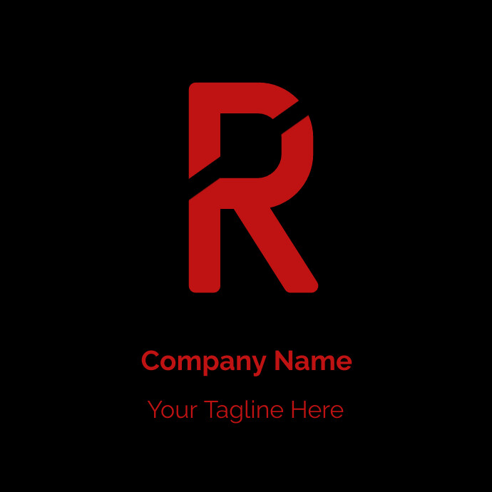 R letter logo design vector image Template | PosterMyWall