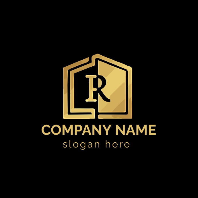 R logo design| Company logo Template | PosterMyWall
