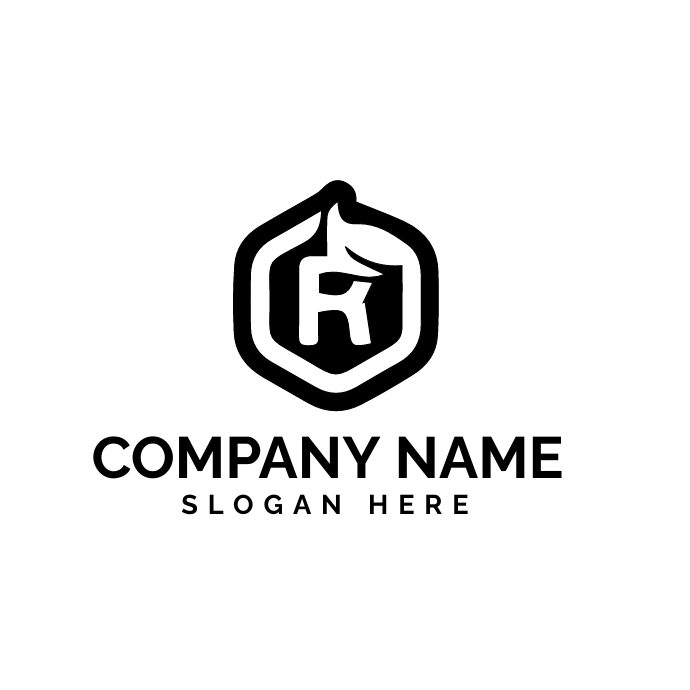 Copy of R logo design| Company logo | PosterMyWall