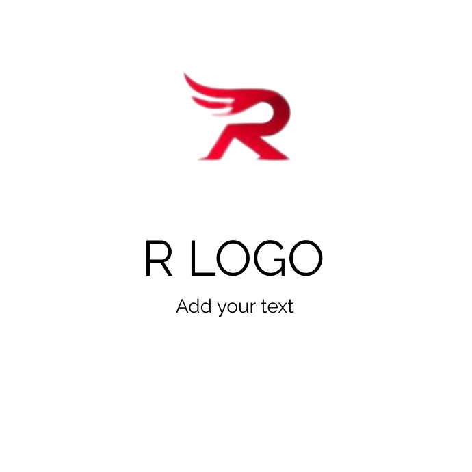 R LOGO Template | PosterMyWall