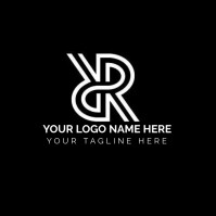 R logo design| Company logo Template | PosterMyWall