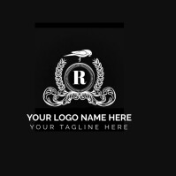R logo design| Company logo Template | PosterMyWall