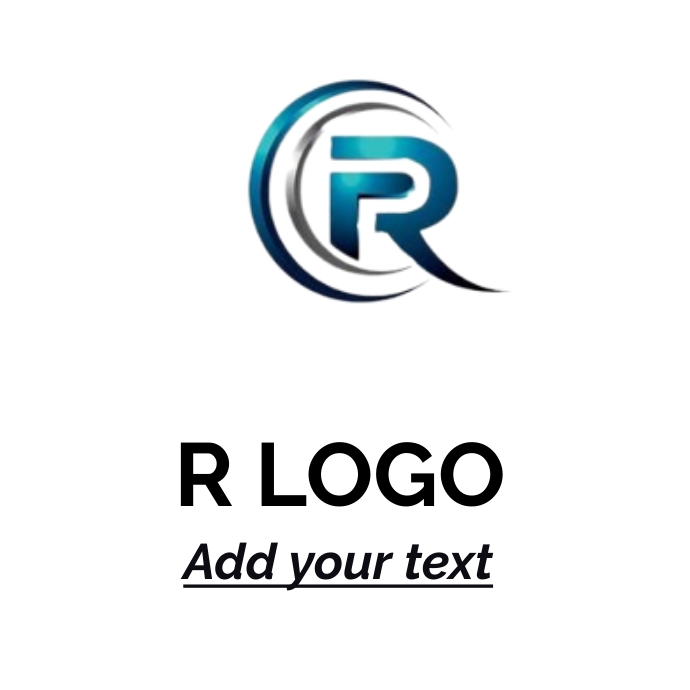 Plantilla de r logo | PosterMyWall