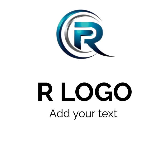 R LOGO Template | PosterMyWall