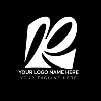 R logo design| Company logo Template | PosterMyWall