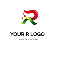 R alphabet logo Template | PosterMyWall