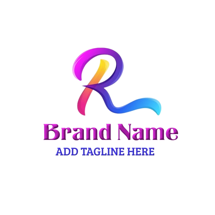 R Logo Template | PosterMyWall