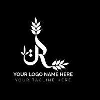R logo design| Company logo Template | PosterMyWall