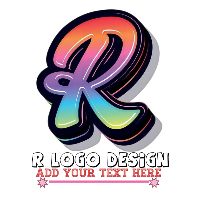 r logo design Template | PosterMyWall