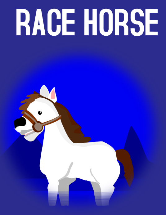 Race Horse Template | PosterMyWall