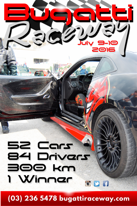 Raceway Event Poster Template | PosterMyWall