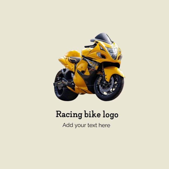Racing bike Template | PosterMyWall