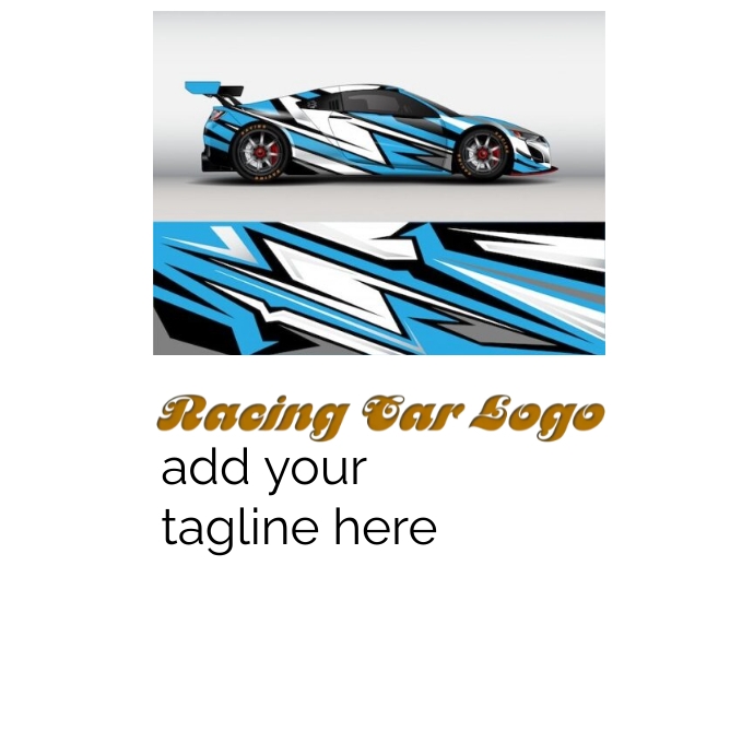 Racing Car Logo Template | PosterMyWall