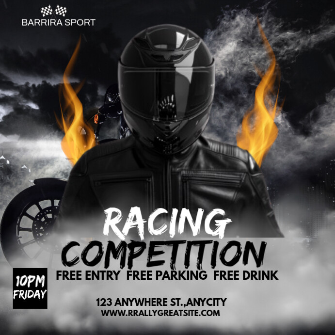 Modèle Racing sport | PosterMyWall