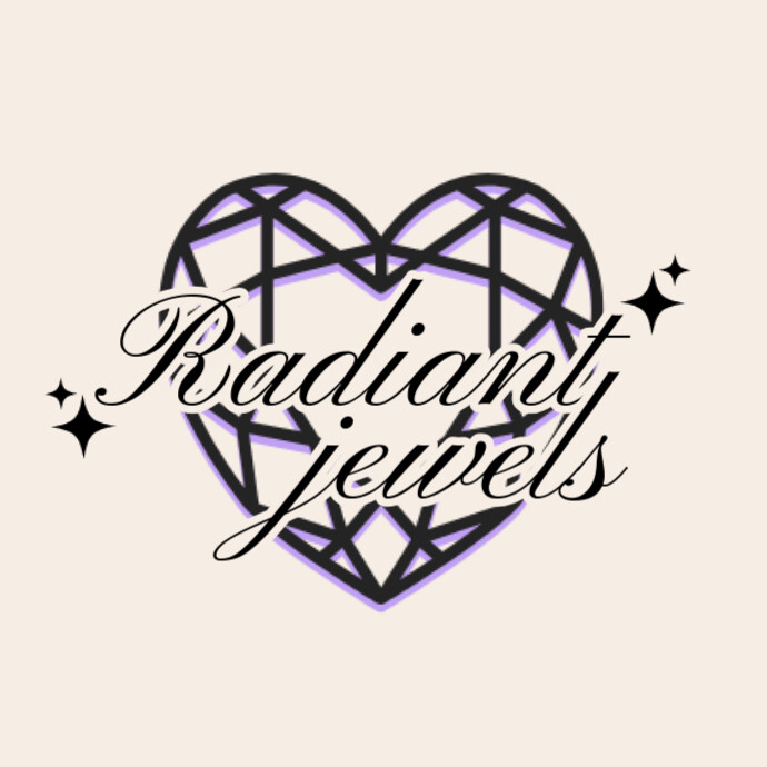 radiant-jewels-brand-logo-design-template | PosterMyWall