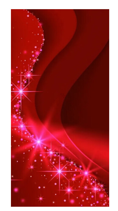 Copy of Radiant Red Sparkle Wave | PosterMyWall