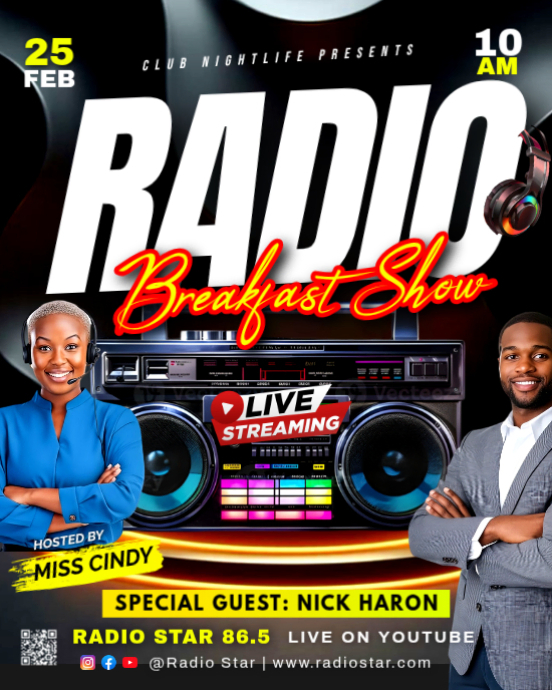 Radio breakfast club morning talk show guest artist podcast program ...