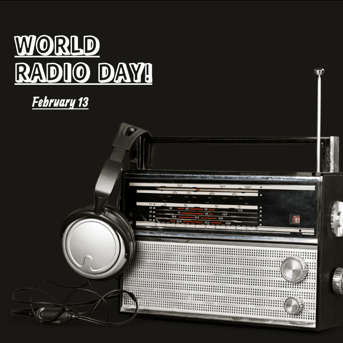 Radio Day Template | PosterMyWall