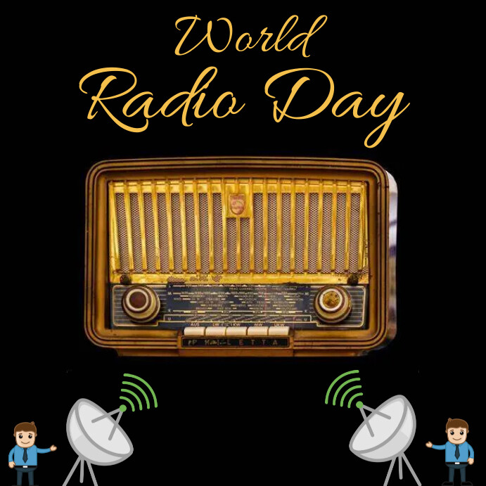 Radio Day Template | PosterMyWall