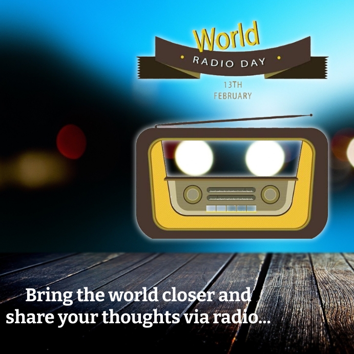 radio day Template | PosterMyWall