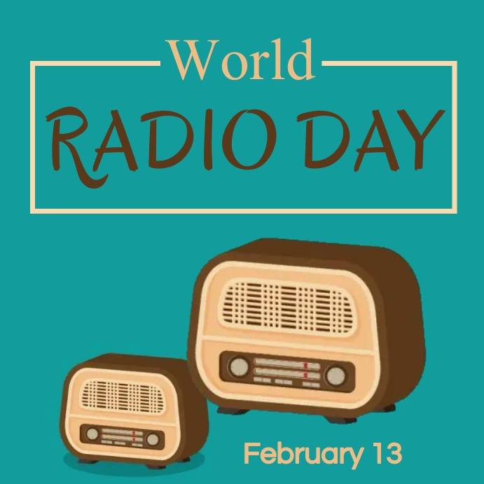 Radio Day Template | PosterMyWall