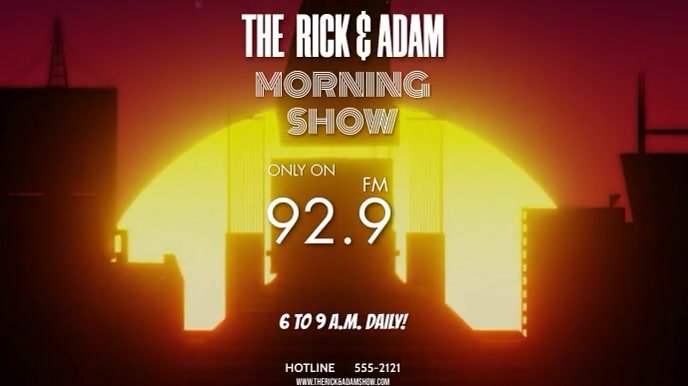 RADIO Template | PosterMyWall